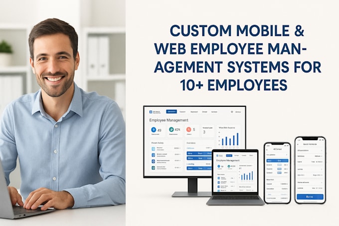 Build your mobile employee management system by Fatlumhasaj | Fiverr