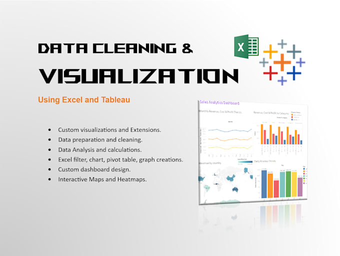 Create tableau dashboard and excel data cleaning analysis by Husna_78 | Fiverr