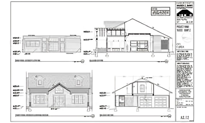 Create city permit drawings for house plans, adu drawing and permit ...