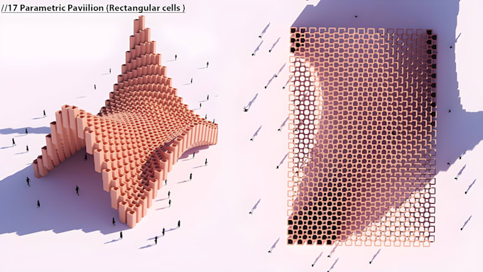 Create advanced parametric 3d architecture using grasshopper and rhino by Timmycrew | Fiverr