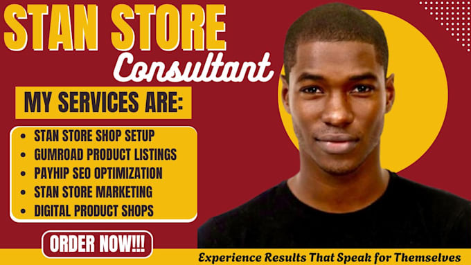 Design and setup high converting stan store, payhip, gumroad, and stan store by Might_joseph ...