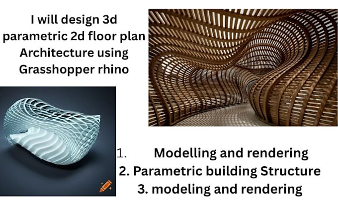 Design 3d parametric 3d model with grasshopper and rhinoceros, engineering by Mralawade | Fiverr