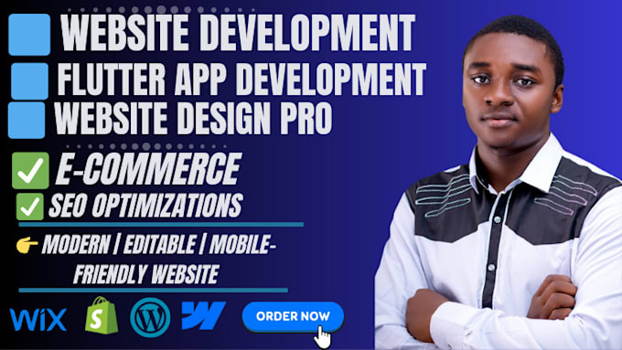 Design redesign wix, wordpress, squarespace, shopify godaddy odoo website design by Webwoven ...