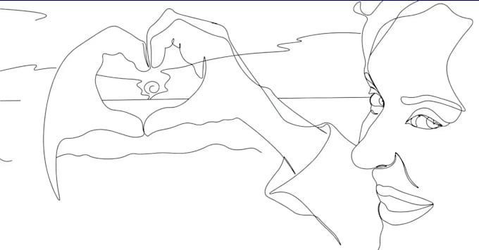 Draw line art, 2d line art animation, hand drawn lyrics music video ...