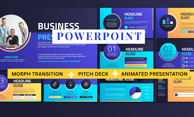 Business powerpoint presentation animated presentation and morph transitions by Loveth_389 | Fiverr