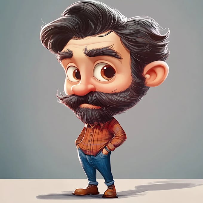 Design unique cartoon character by Rhinodola | Fiverr
