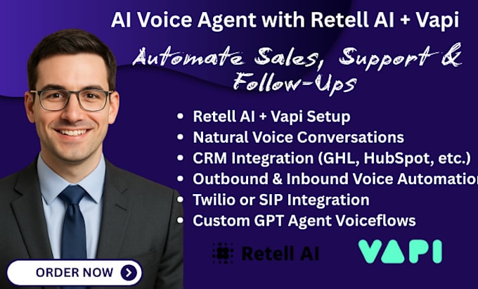 Retell ai agent chatbot retell ai retell ai vapi chatbot by Pathwithpixel | Fiverr