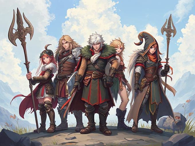 Draw a fantasy character for dnd, pathfinder, etc by Wilhelmiruyn | Fiverr