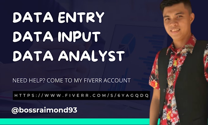 Fast accurate data entry by Bossraimond93 | Fiverr
