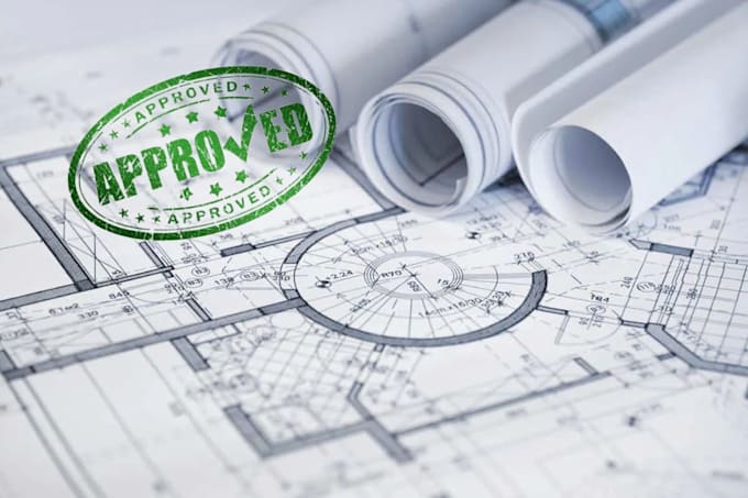Draw stamp 2d autocad architectural drawing floor plan site plan mep ...