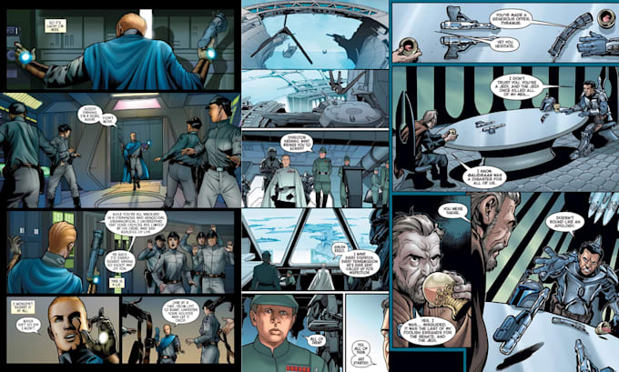 Be comic artist for comic book page graphic novel comic strip ...