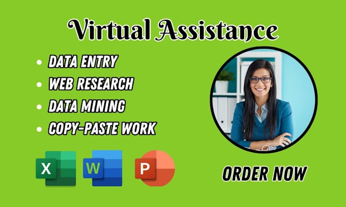 Be your virtual assistant in data entry, web research copy paste lead generation by ...