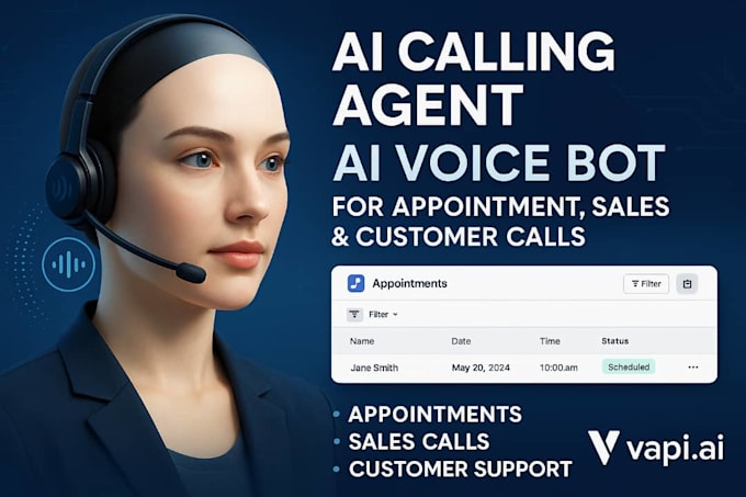 Automate your calls using realistic ai voice agent for leads, sales follow ups by Erward_techz ...