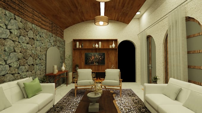 Interior design your space by Fariha_interior | Fiverr