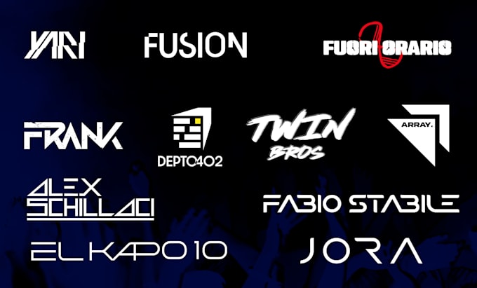 Deliver a bold and iconic dj logo that stands out by Manu201220 | Fiverr