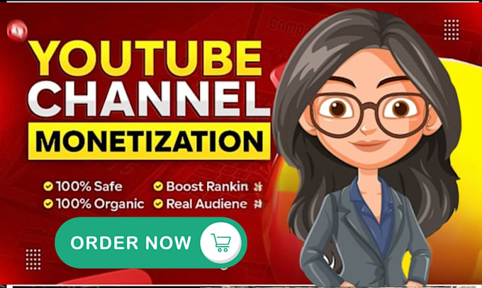 Do organic youtube channel promotion for complete monetization by ...