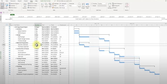 Create a professional microsoft project plan and gantt chart by ...