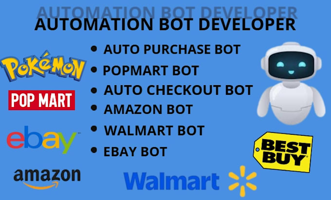Do purchasing bot, buying bot, pokemon center bot, tcgplayer bot, scalping bot by Popmart_dev ...