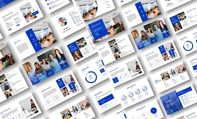 Design a professional master slide template in powerpoint or google ...