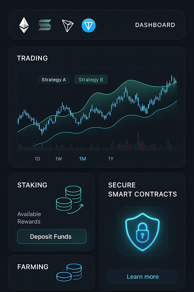 Build secure ai powered smart contracts, defi dapps on evm, solana, tron and ton by Aidev ...