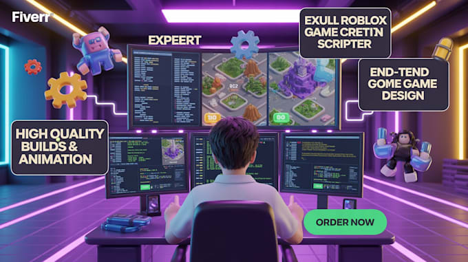 Be your professional roblox scripter by Roblox_studio_1 | Fiverr