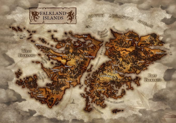 Create a custom fantasy rpg map illustration city map dnd map book ...