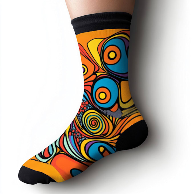 Design unique sock for you by Matildaones | Fiverr