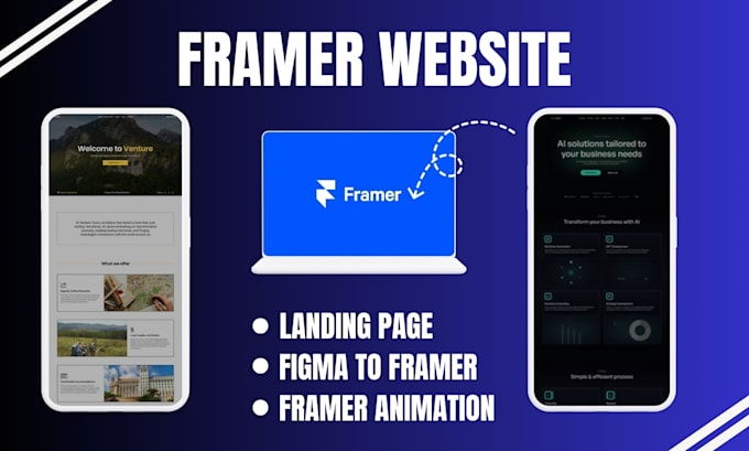 Design framer website webflow developer responsive figma to framer ...