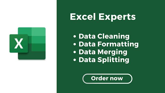 Clean, merge, format excel data by Prit_5181 | Fiverr