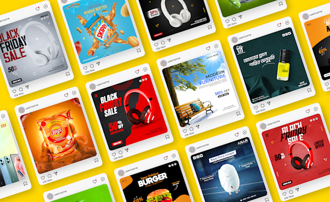 Design creative facebook ads, instagram and linkedin posts by ...