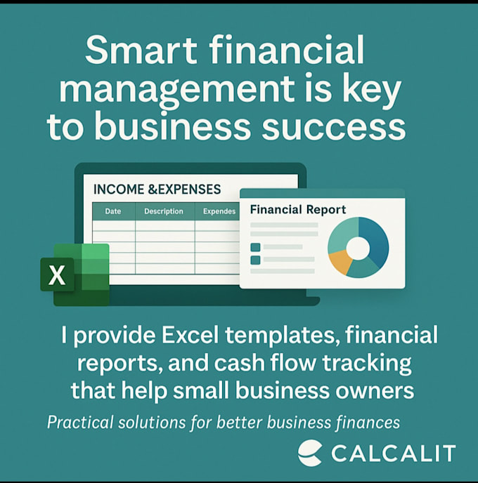 Build a smart excel tracker for business finances by Calcalit | Fiverr