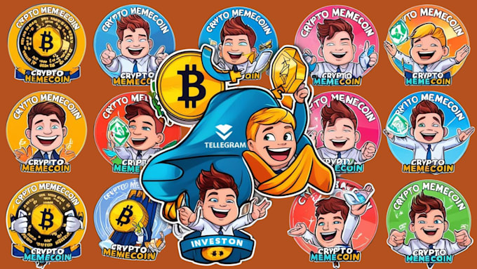 Create animated telegram meme stickers pack for your memecoin crypto ...