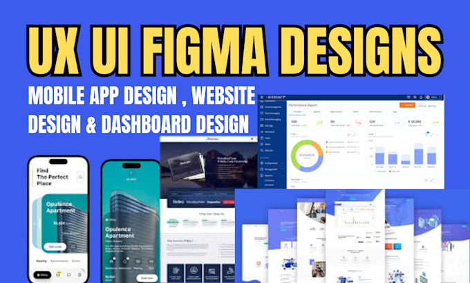 Do figma ui ux design for website, dashboard design, saas, and mobile app design by ...