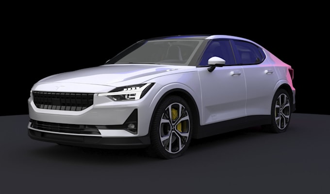Wrap3d vehicle,model polestar 2 volvo 3d car,v8 engine,vehicle interior,exterior by Uinailora ...