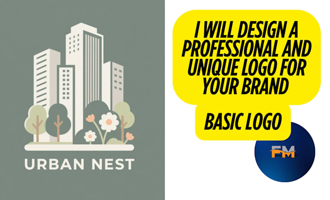 Design a professional and unique logo for your brand by Faqihmr | Fiverr