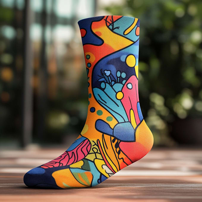 Draw a unique socks design for your brand by Randolph781 | Fiverr