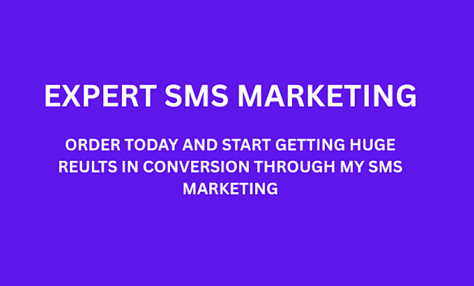 Do sms marketing for your store by Aminexdigital | Fiverr