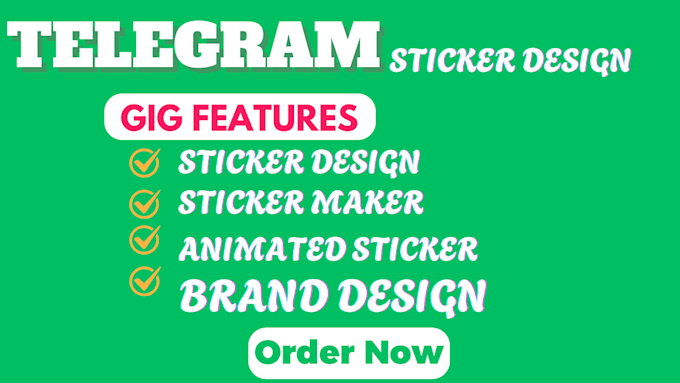 Design custom telegram stickers for telegram and whatsapp by Sandra4569 ...