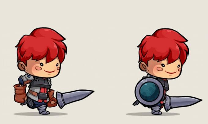 Design unique 2d game characters and animations for your project, by ...
