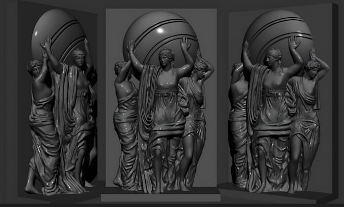 Sculpt 3d character model stl file 3d design for 3d printing in blender ...