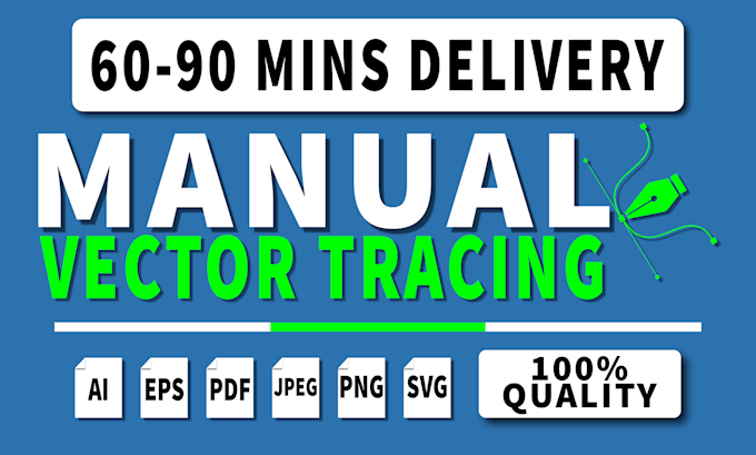 Vector trace, redraw logo, recreate png to vector file by Tahir_smm | Fiverr