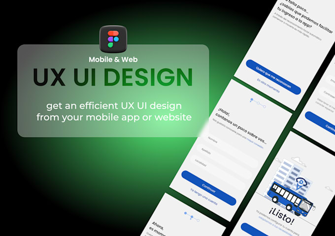 Design clean and modern ux ui for mobile apps and websites by ...