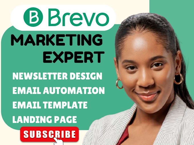 Landing page design on brevo email campaign template flodesk funnelr ...