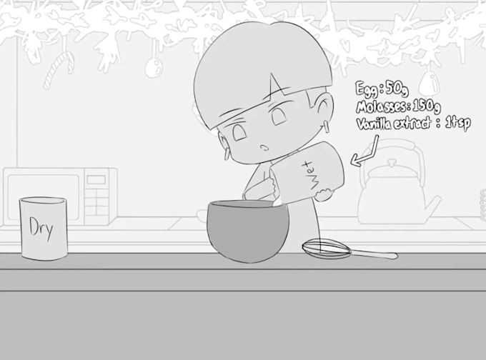 2d line art animation hand drawn frame by fame animation line art ...