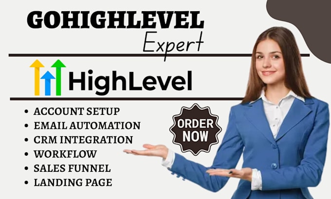 Design gohighlevel landing page go high level sales funnel ghl ...