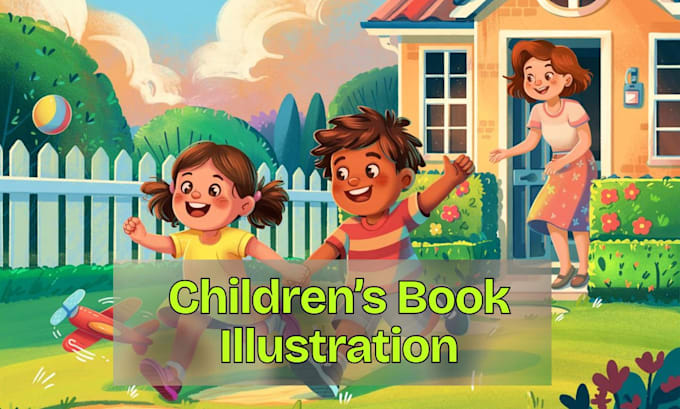 Design children book illustration and cover children story book ...