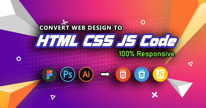 Convert your figma design to html and css responsive by Iwan_29 | Fiverr