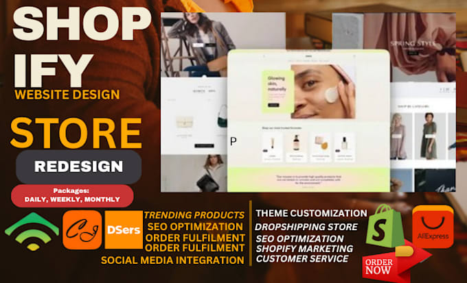 Redesign shopify website design shopify website redesign shopify store design by Akojel10 | Fiverr