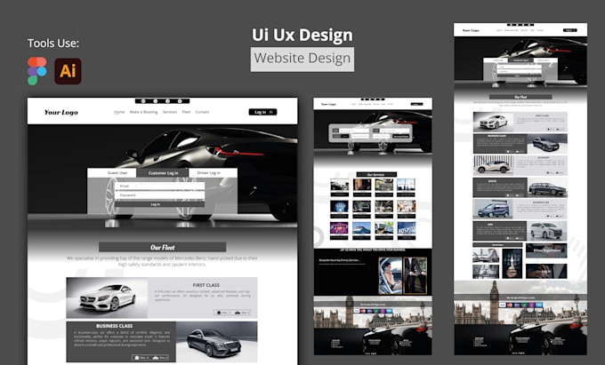 Website ui ux design, web ui, landing page in figma by Dibbo_4 | Fiverr