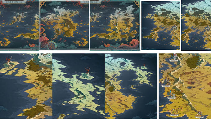 Create dnd map, cartography, battlemap, world map, fantasy map ...